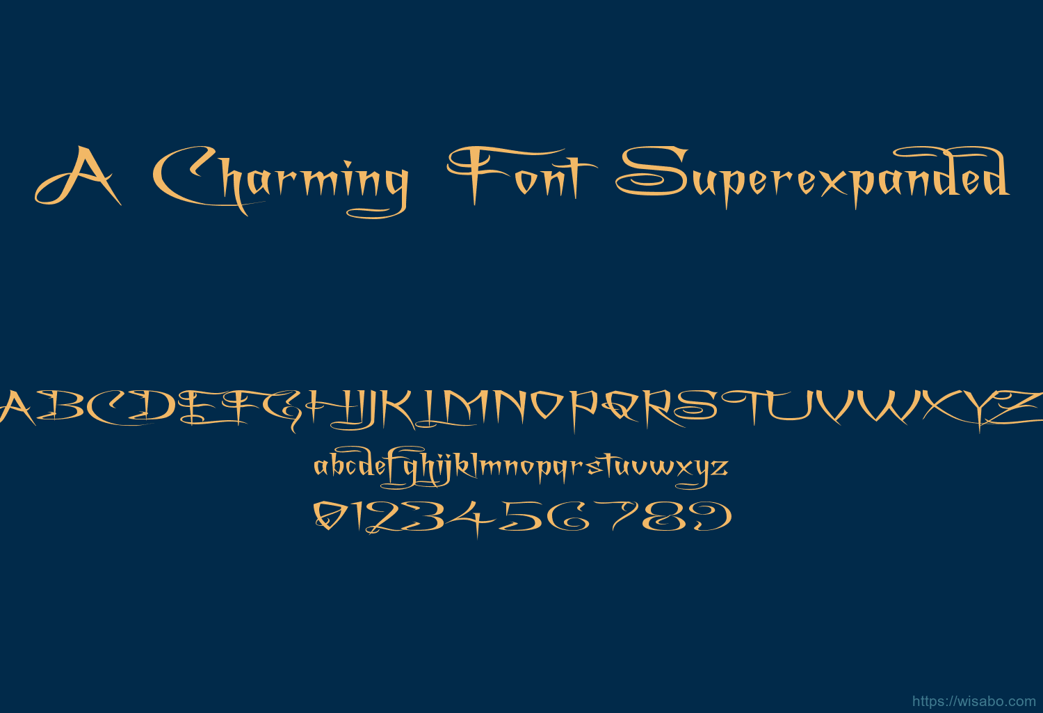 A Charming Font Superexpanded Font Free Download [ttf - otf] | Wisabo Fonts