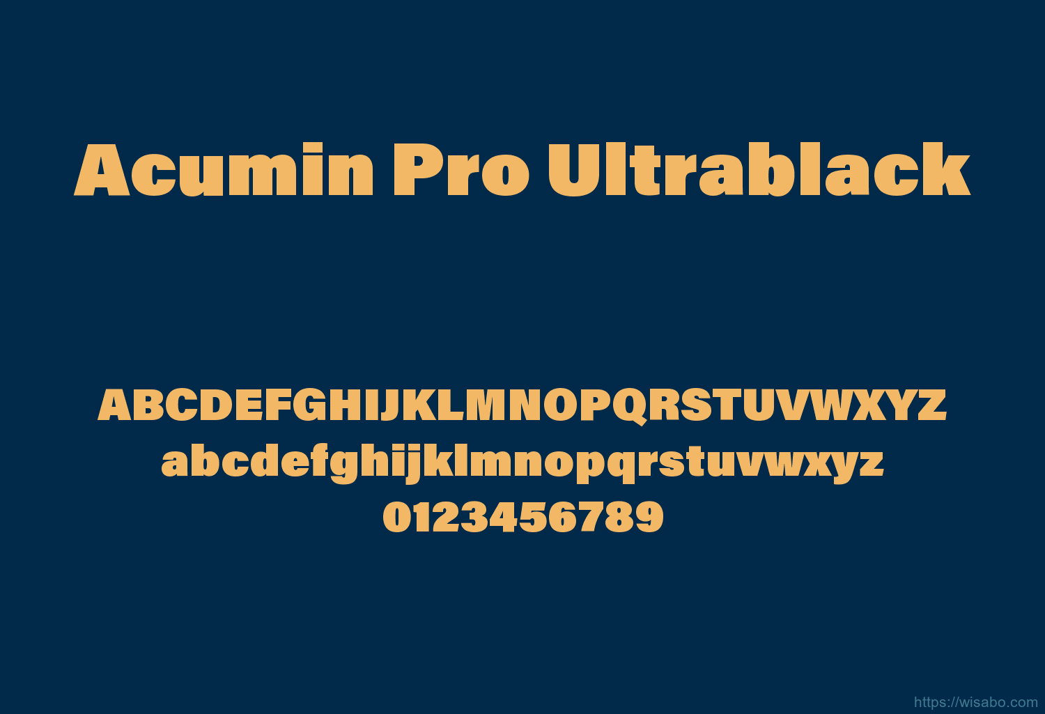 Acumin Pro Ultrablack Font Free Download [ttf - otf] | Wisabo Fonts