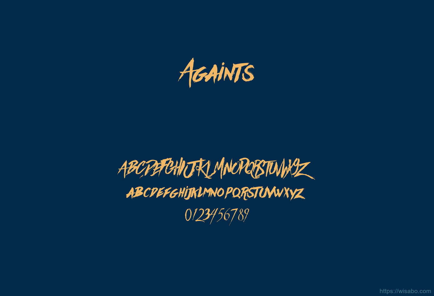 Againts Font Free Download [ttf - otf] | Wisabo Fonts