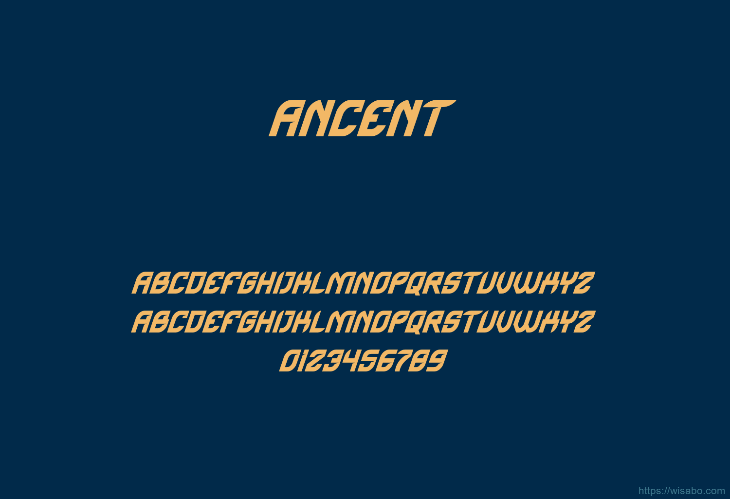 Ancent Font Free Download [ttf - otf] | Wisabo Fonts