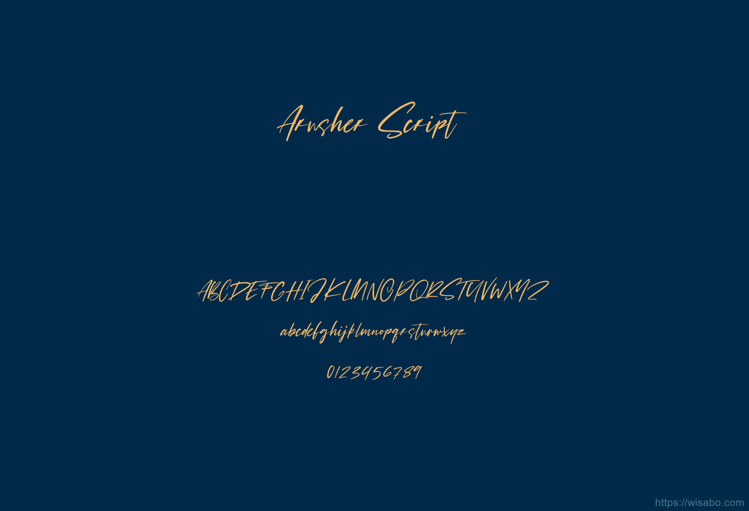 Arusher Script Font Free Download [ttf - otf] | Wisabo Fonts