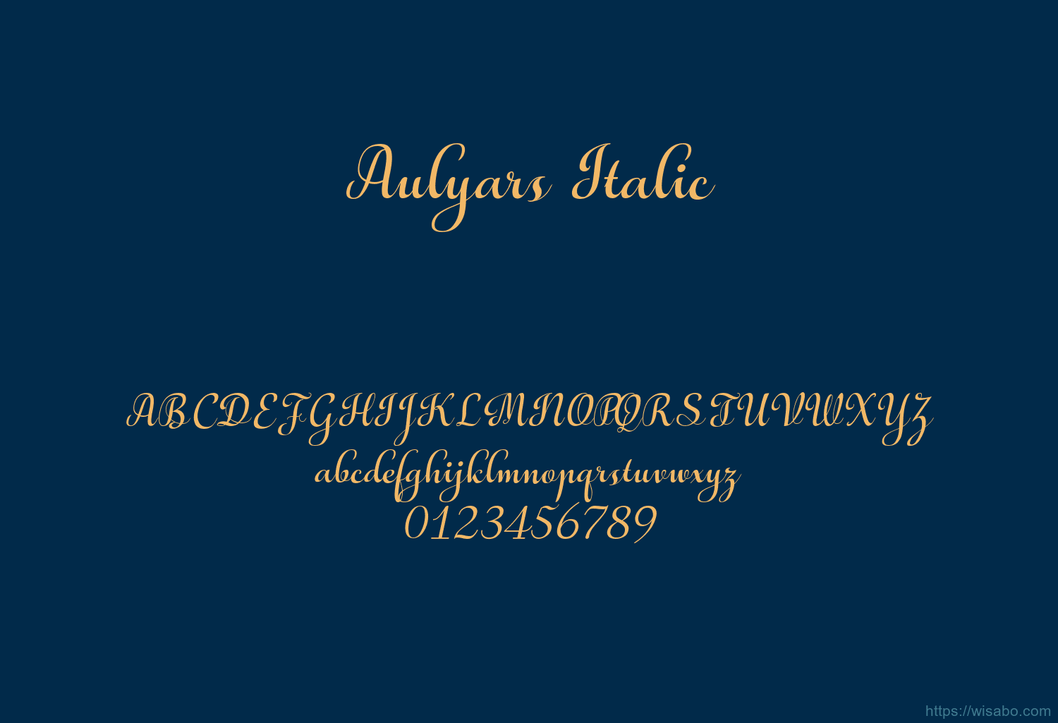 Aulyars Italic Font Free Download [ttf - otf] | Wisabo Fonts