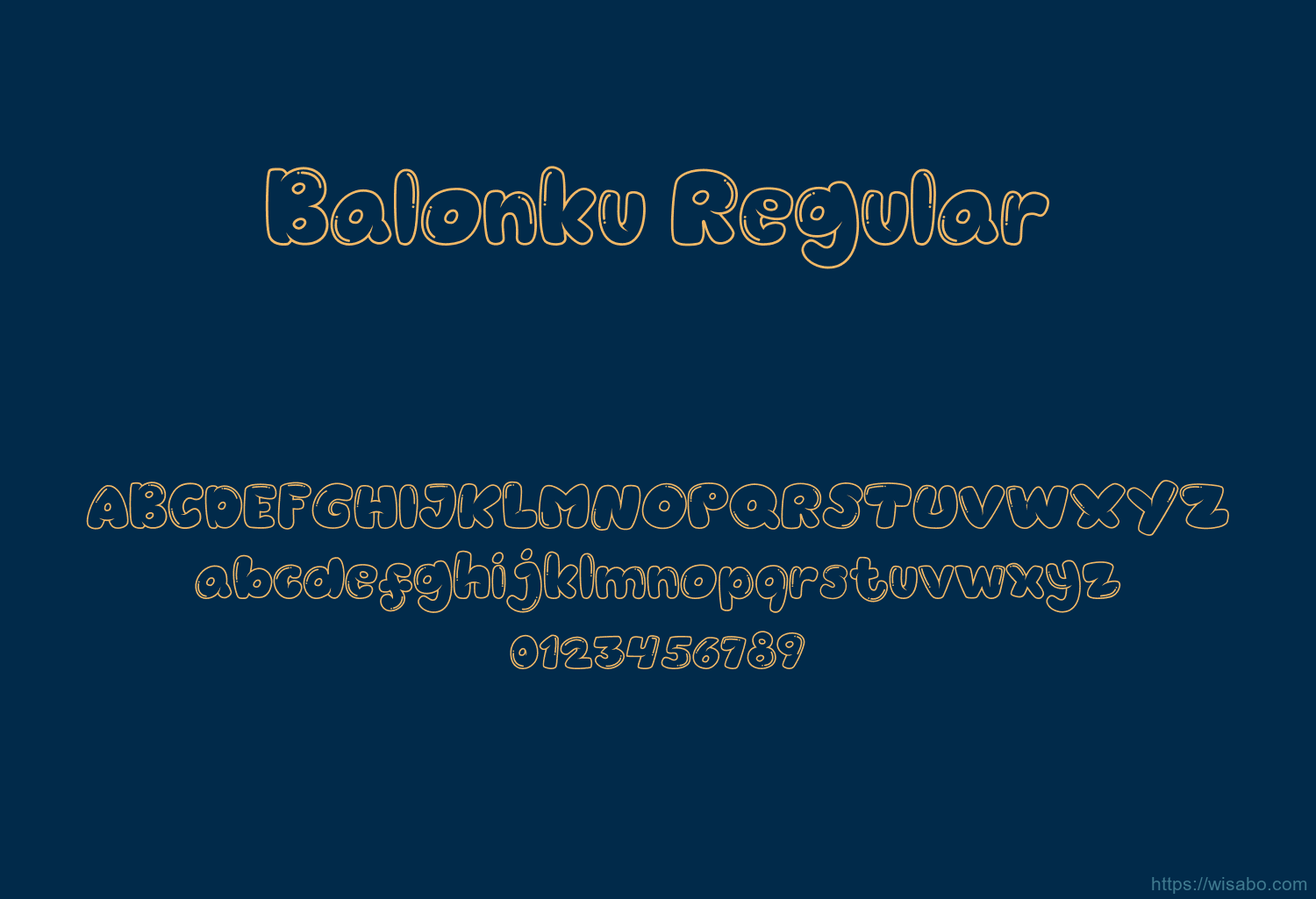 Balonku Regular Font Free Download [ttf - otf] | Wisabo Fonts