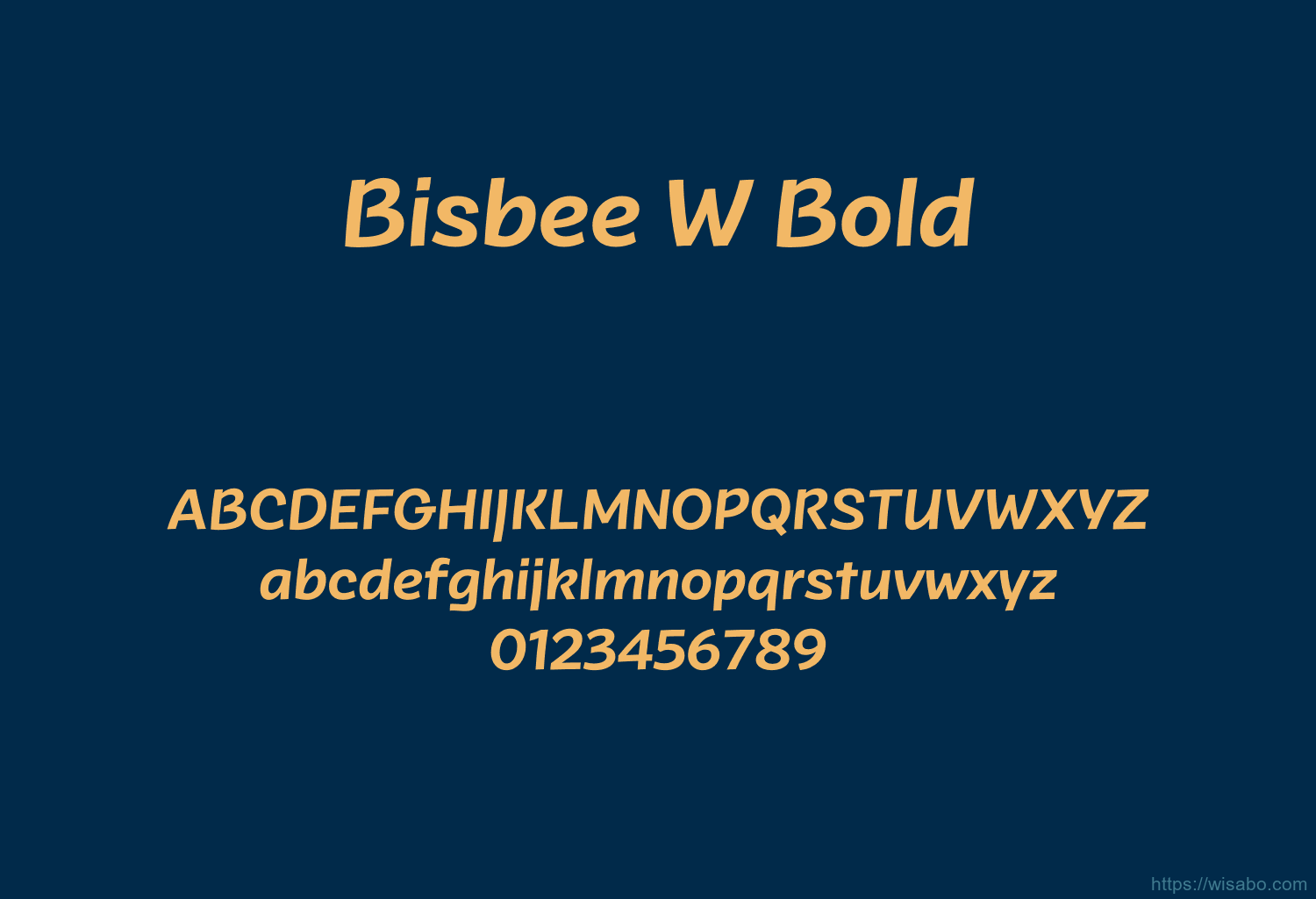 Bisbee W Bold Font Free Download [ttf - otf] | Wisabo Fonts