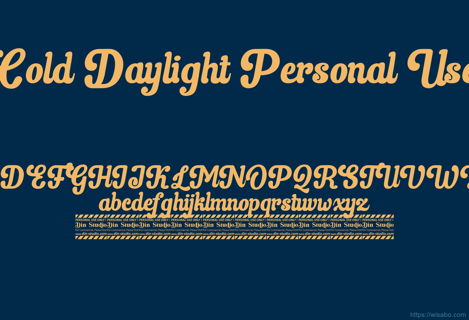 Cold Daylight Personal Use Font Free Download [ttf - otf] | Wisabo Fonts