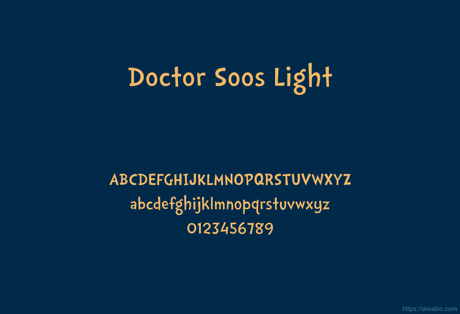 Doctor Soos Light Font Free Download [ttf - otf] | Wisabo Fonts