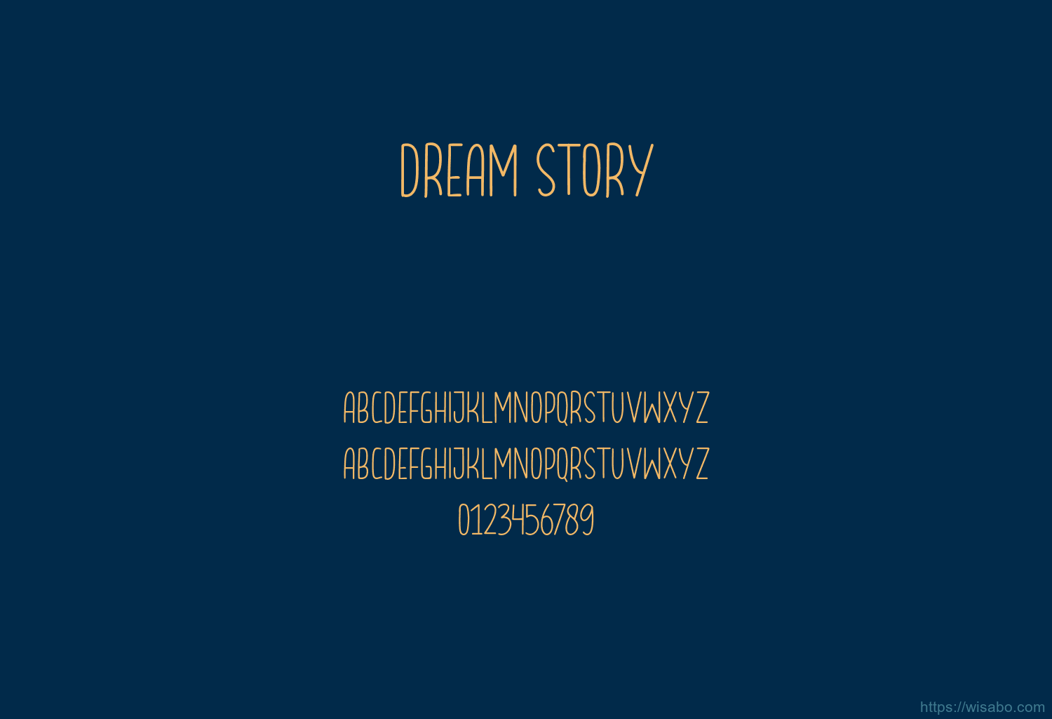Dream Story Font Free Download [ttf - otf] | Wisabo Fonts
