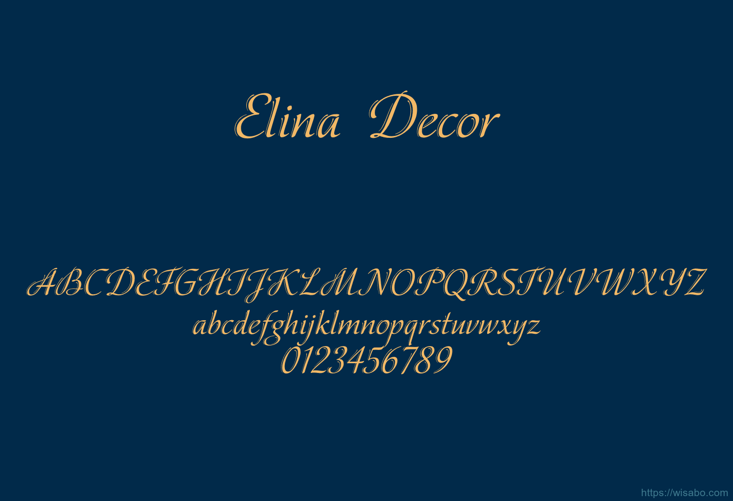 Elina Decor Font Free Download [ttf - otf] | Wisabo Fonts