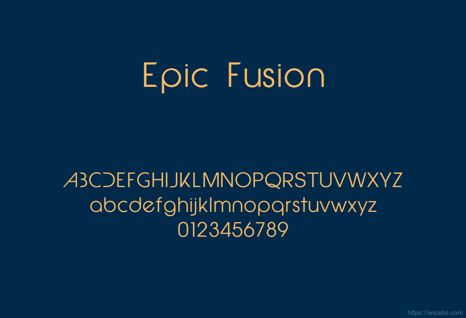 Epic Fusion Font Free Download [ttf - otf] | Wisabo Fonts