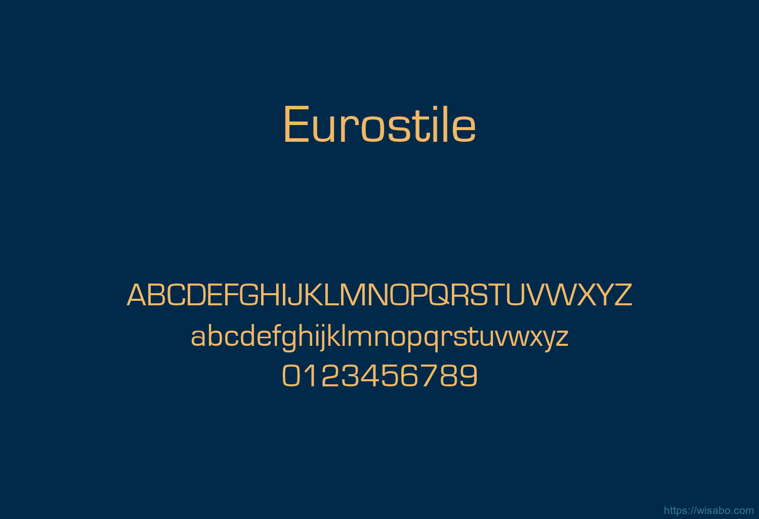 Eurostile Font Free Download [ttf - otf] | Wisabo Fonts