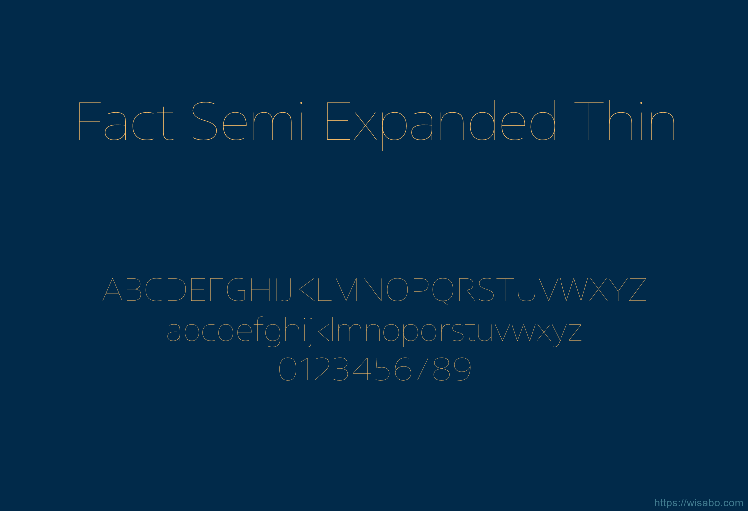 Fact Semi Expanded Thin Font Free Download [ttf - otf] | Wisabo Fonts
