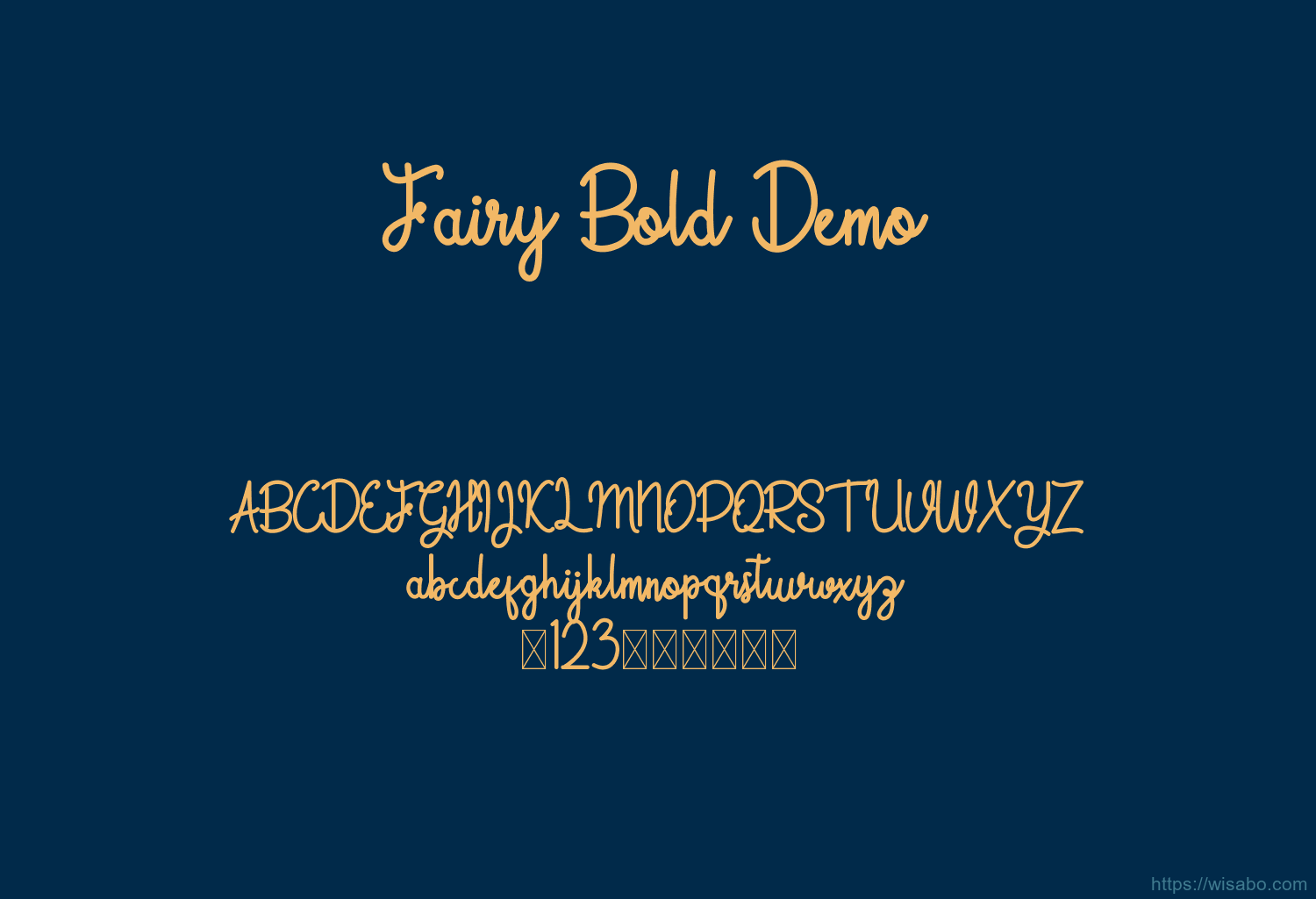 Fairy Bold Demo Font Free Download [ttf - otf] | Wisabo Fonts