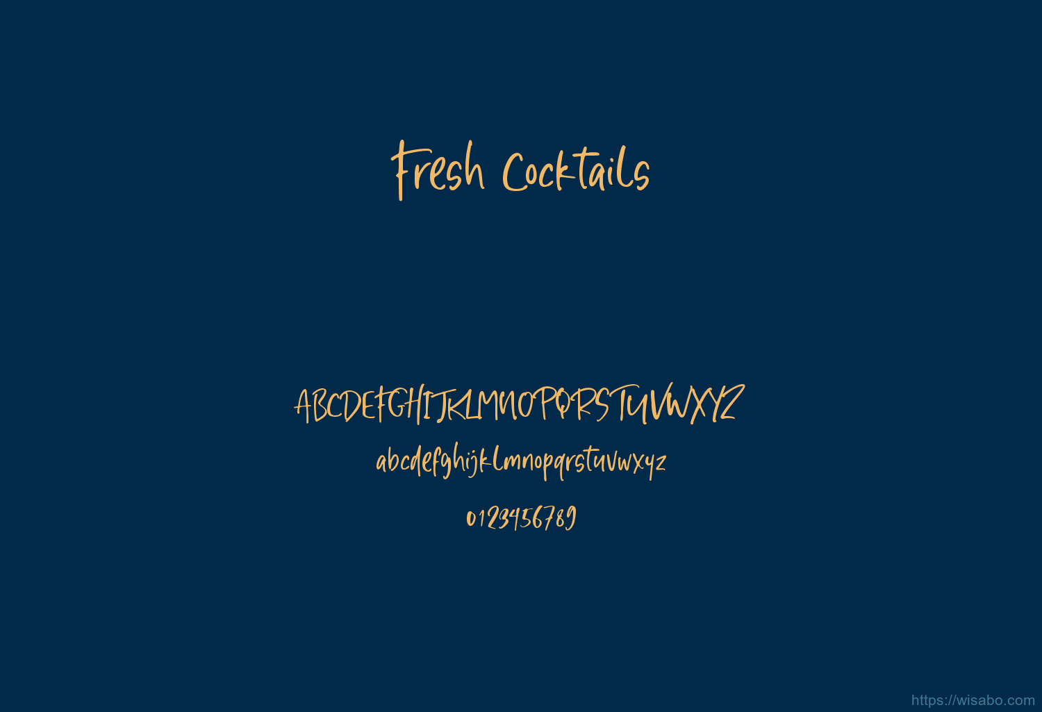 Fresh Cocktails Font Free Download [ttf - otf] | Wisabo Fonts