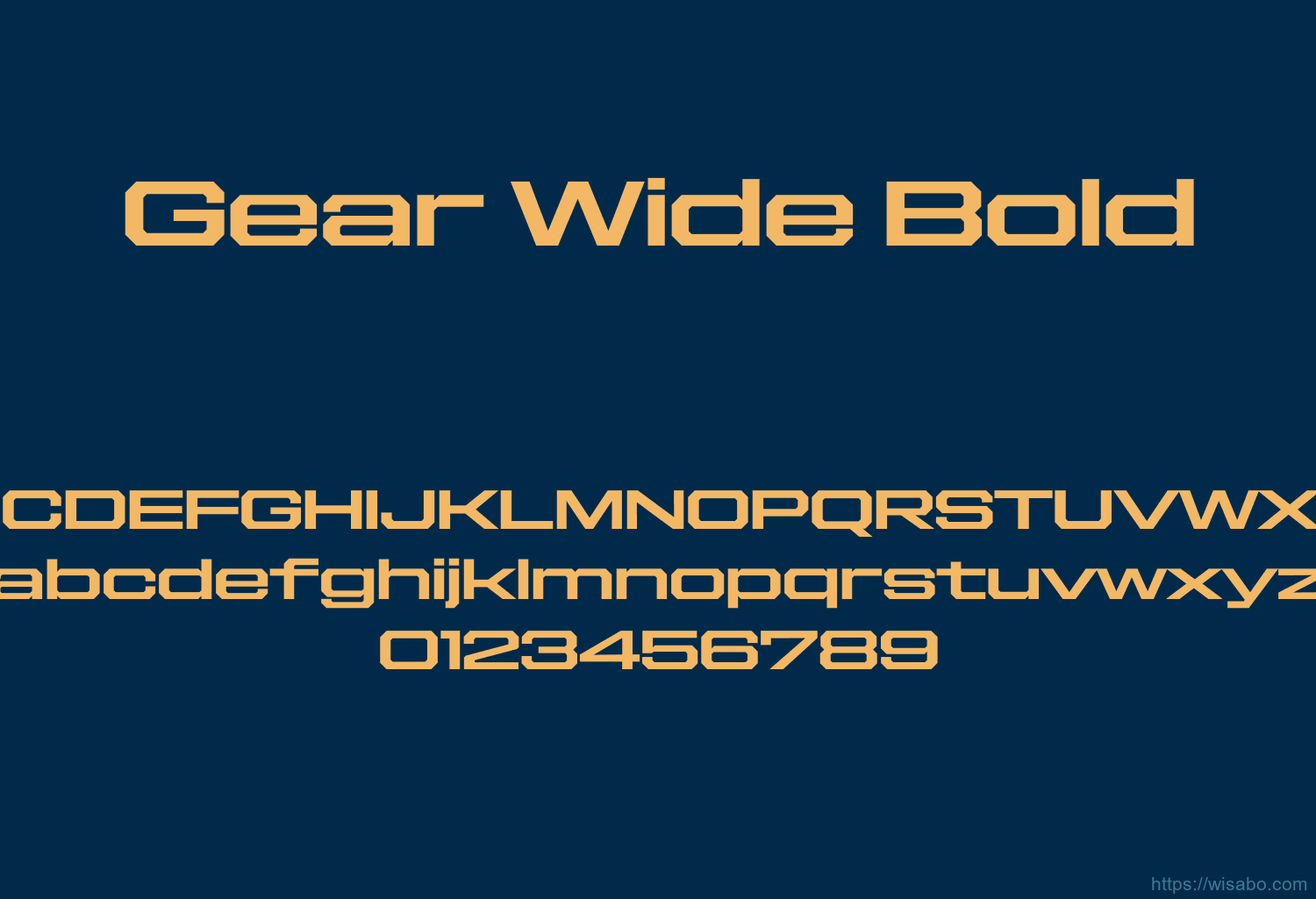 Gear Wide Bold Font Free Download [ttf - otf] | Wisabo Fonts