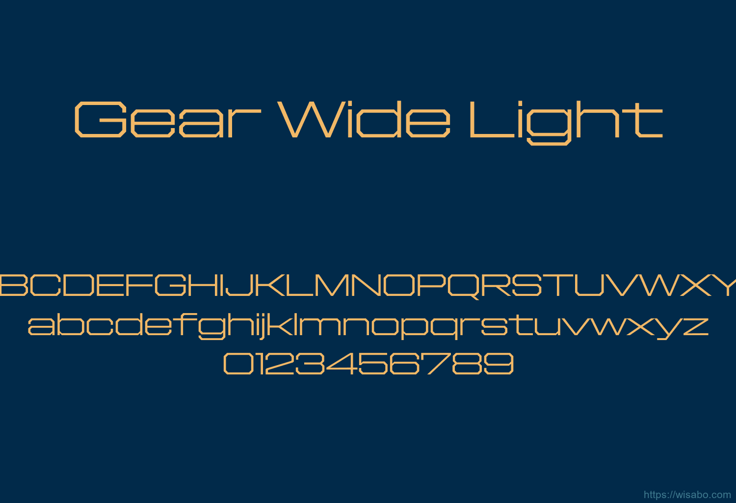 Gear Wide Light Font Free Download [ttf - otf] | Wisabo Fonts