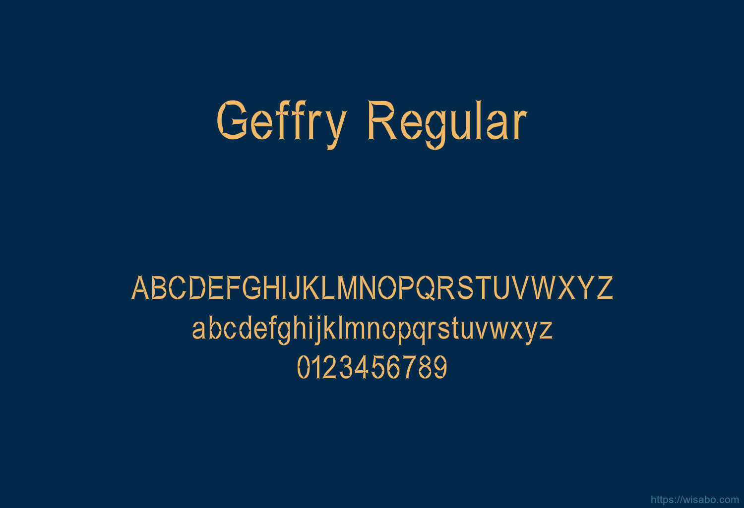 Geffry Regular Font Free Download [ttf - otf] | Wisabo Fonts