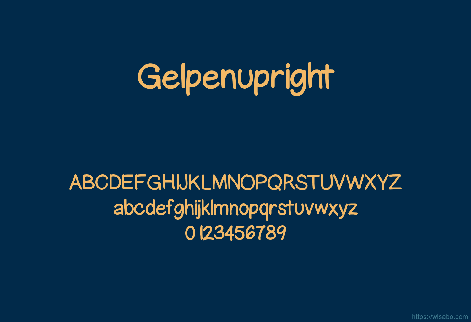 Gelpenupright Font Free Download [ttf - otf] | Wisabo Fonts