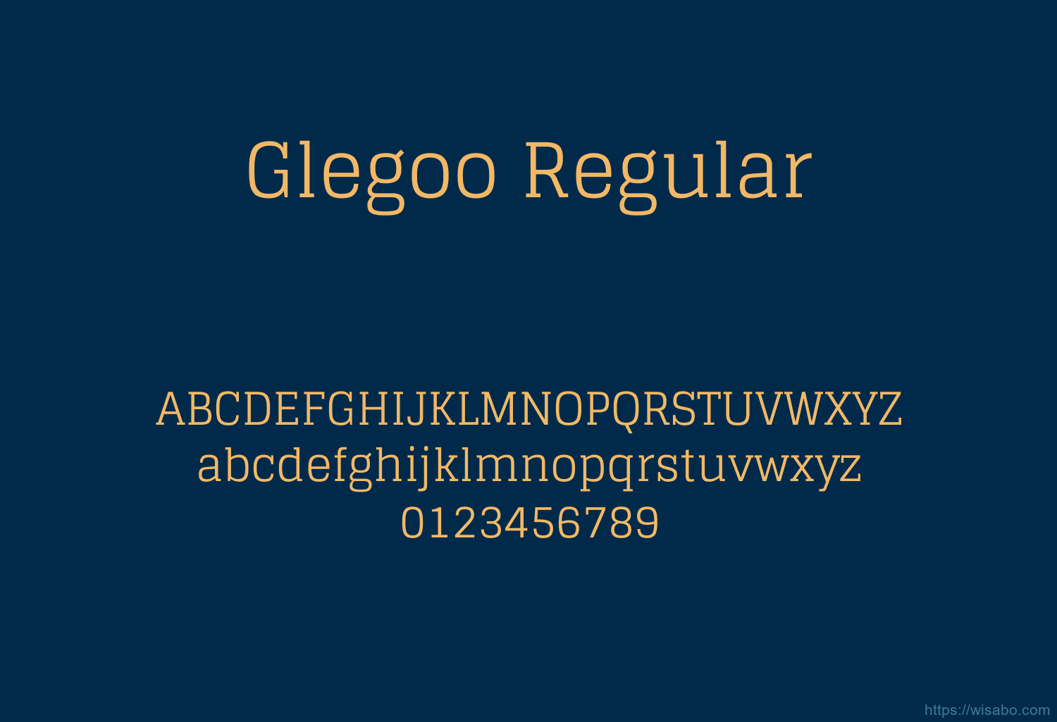 Glegoo Regular Font Free Download [ttf - otf] | Wisabo Fonts