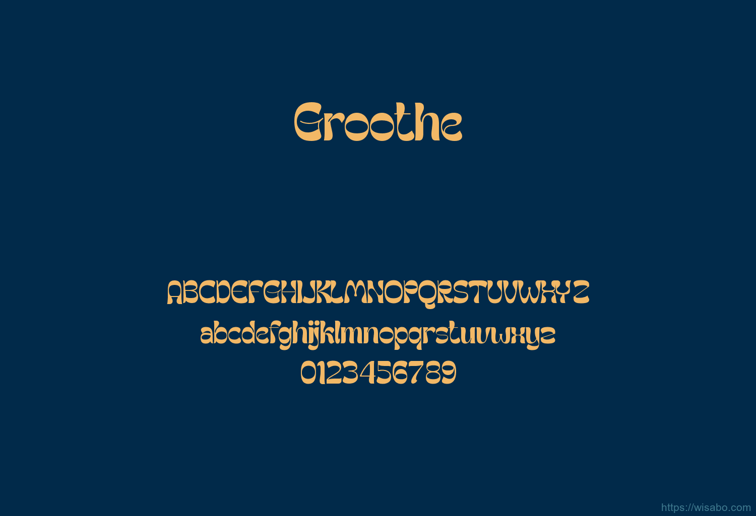 Groothe Font Free Download [ttf - otf] | Wisabo Fonts