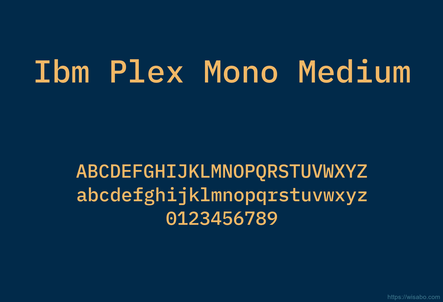 Ibm Plex Mono Medium Font Free Download [ttf - otf] | Wisabo Fonts