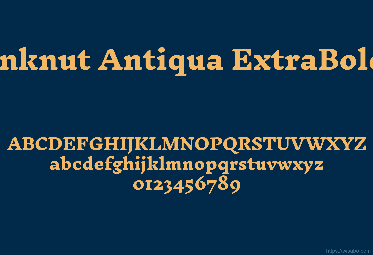 Inknut Antiqua ExtraBold Font Free Download [ttf - otf] | Wisabo Fonts