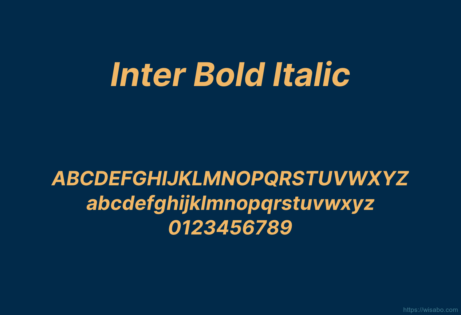 Inter Bold Italic Font Free Download [ttf - otf] | Wisabo Fonts