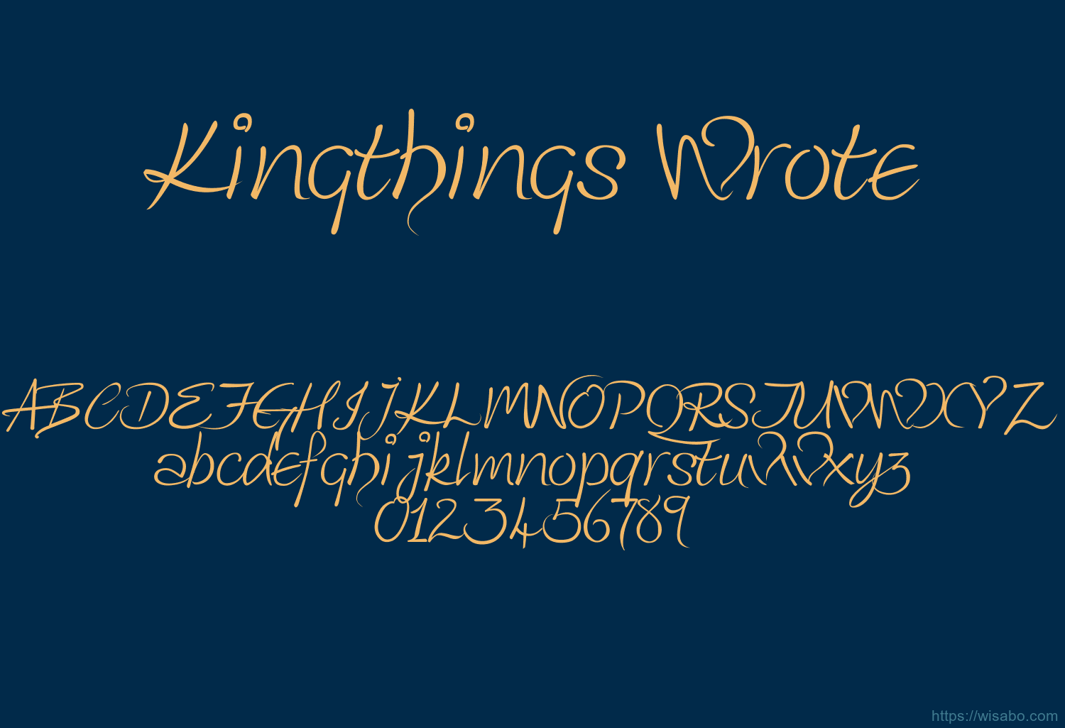 Kingthings Wrote Font Free Download [ttf - otf] | Wisabo Fonts