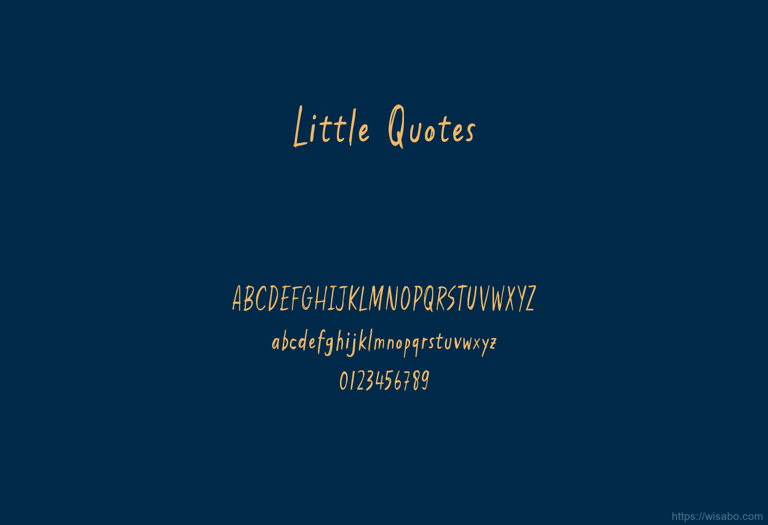Little Quotes Font Free Download [ttf - otf] | Wisabo Fonts