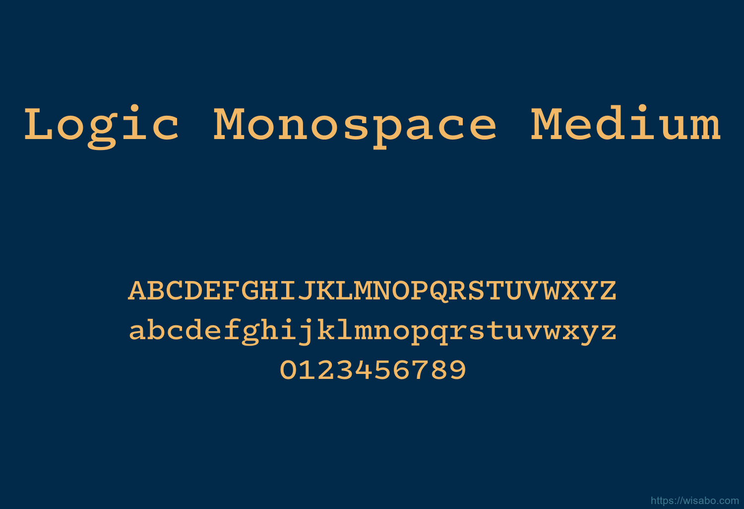 Logic Monospace Medium Font Free Download [ttf - otf] | Wisabo Fonts