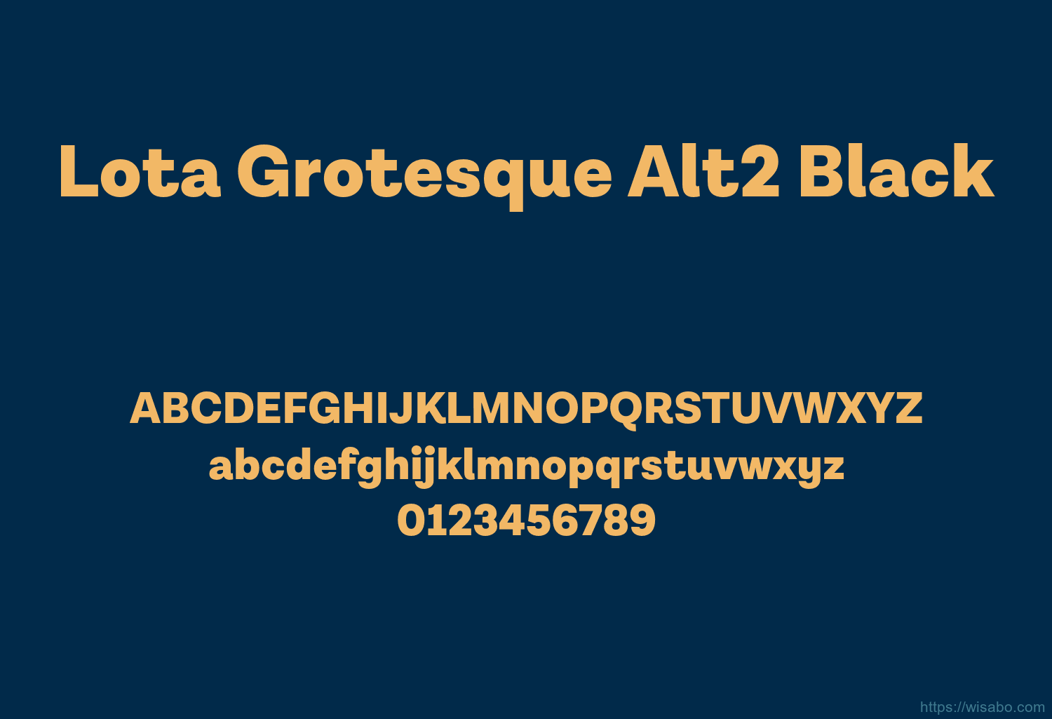 Lota Grotesque Alt2 Black Font Free Download [ttf - otf] | Wisabo Fonts