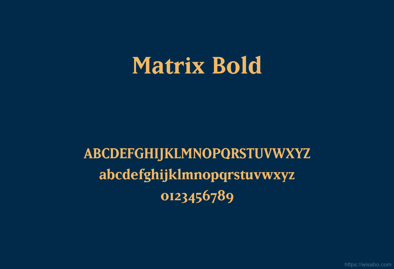 Matrix Bold Font Free Download [ttf - otf] | Wisabo Fonts