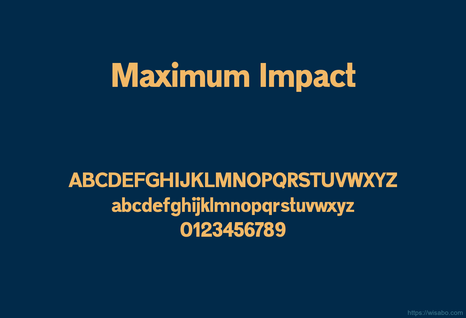 Maximum Impact Font Free Download [ttf - otf] | Wisabo Fonts