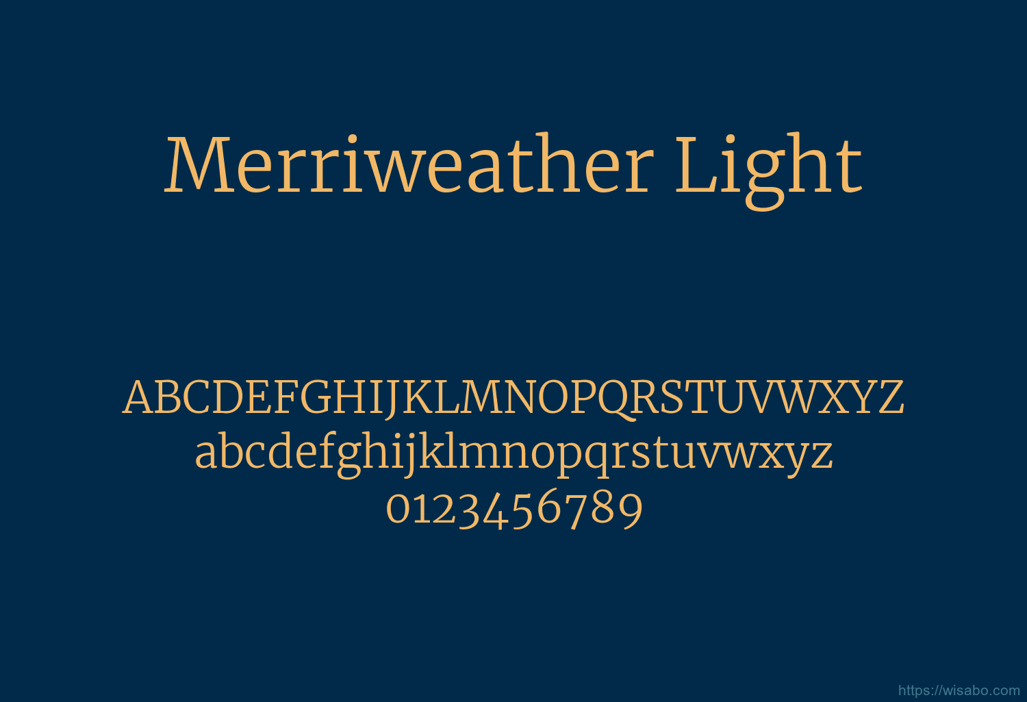 Merriweather Light Font Free Download [ttf - otf] | Wisabo Fonts
