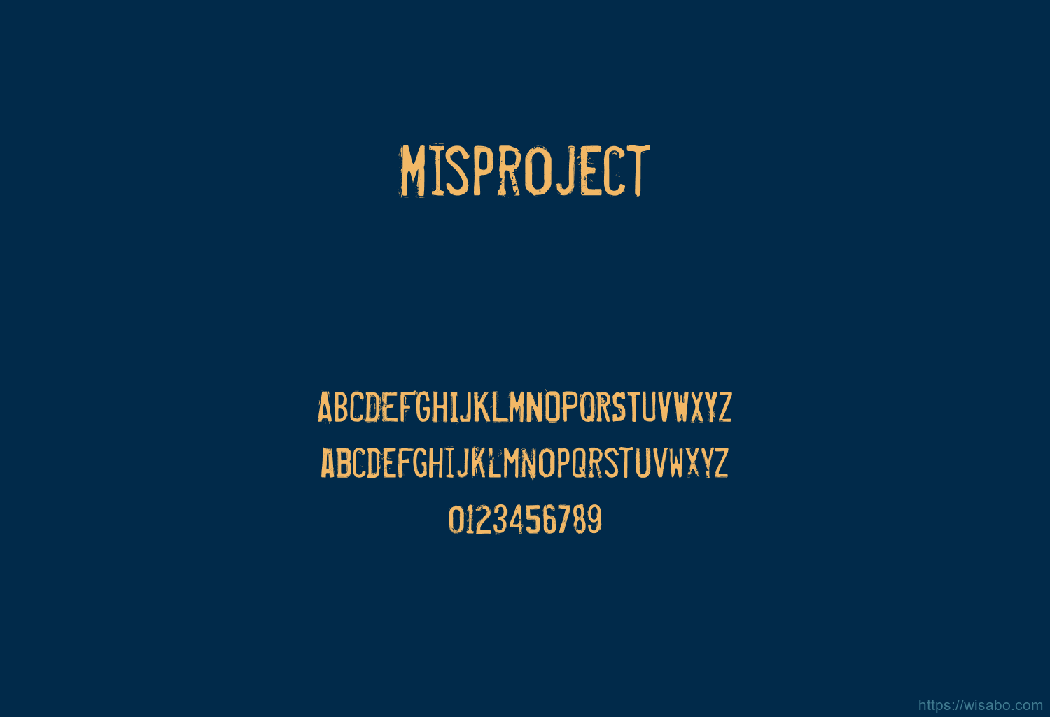 Misproject Font Free Download [ttf - otf] | Wisabo Fonts