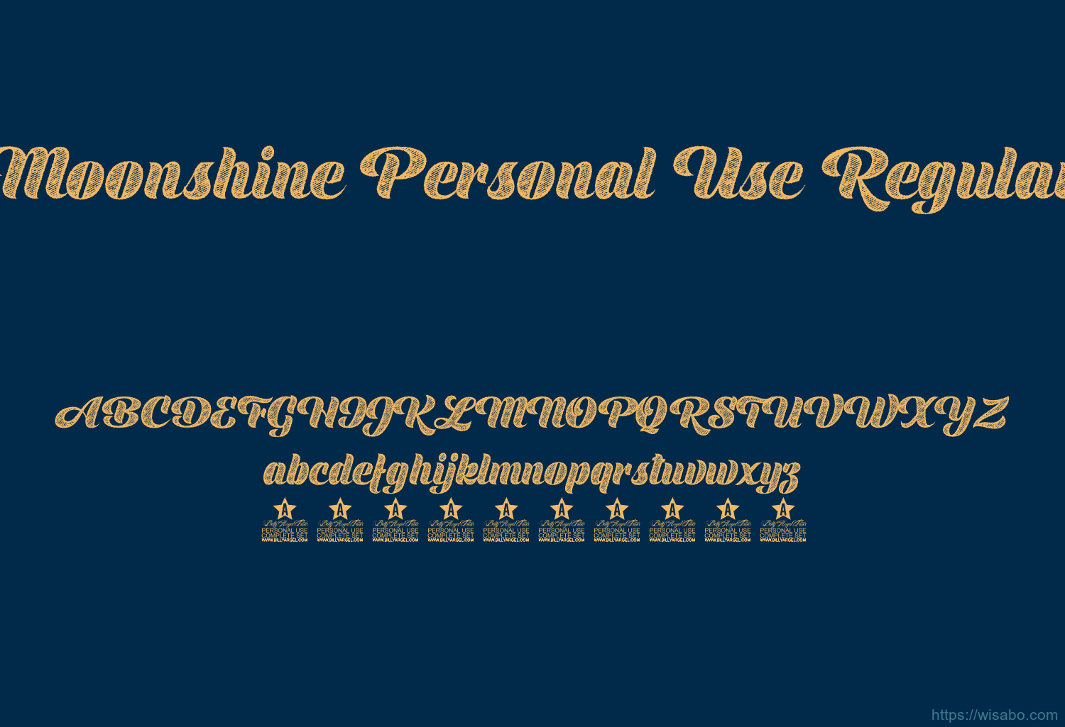 Moonshine Personal Use Regular Font Free Download [ttf - otf] | Wisabo ...