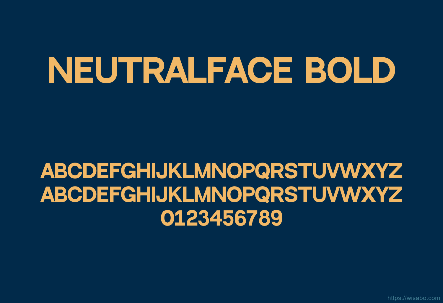 Neutralface Bold Font Free Download [ttf - otf] | Wisabo Fonts