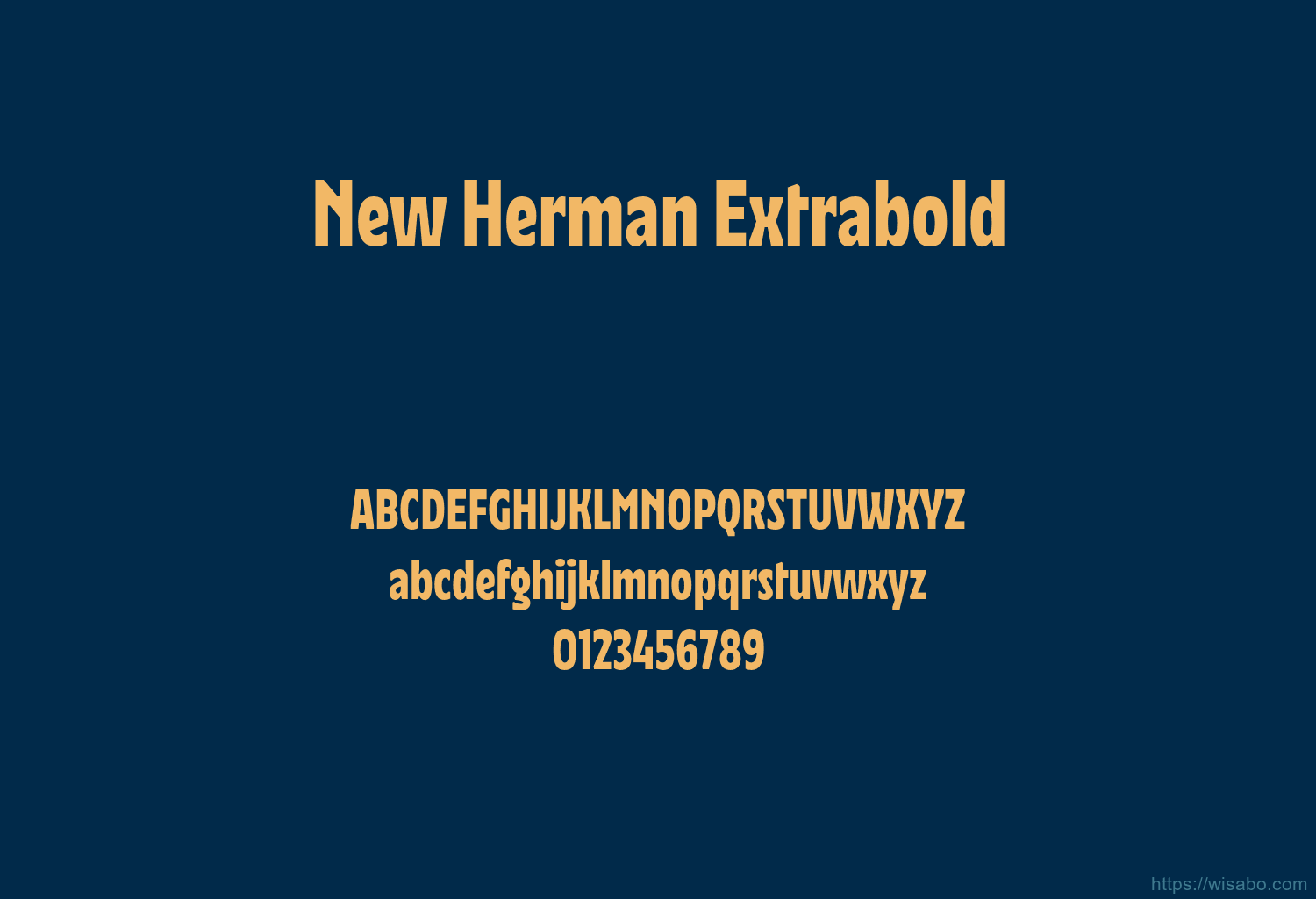 New Herman Extrabold Font Free Download [ttf - otf] | Wisabo Fonts