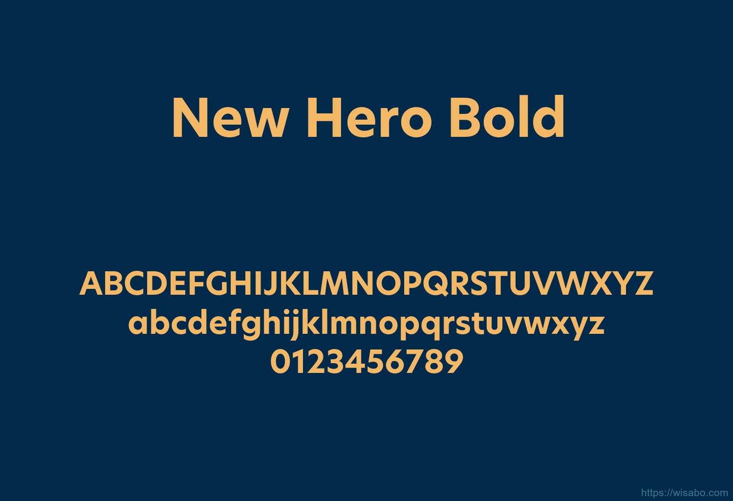 New Hero Bold Font Free Download [ttf - otf] | Wisabo Fonts