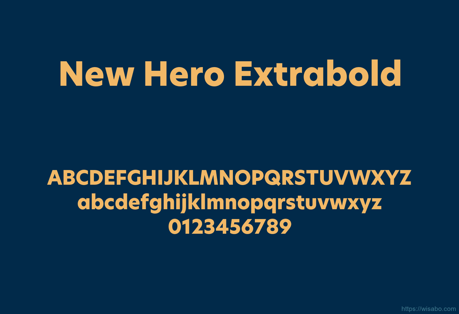 New Hero Extrabold Font Free Download [ttf - otf] | Wisabo Fonts