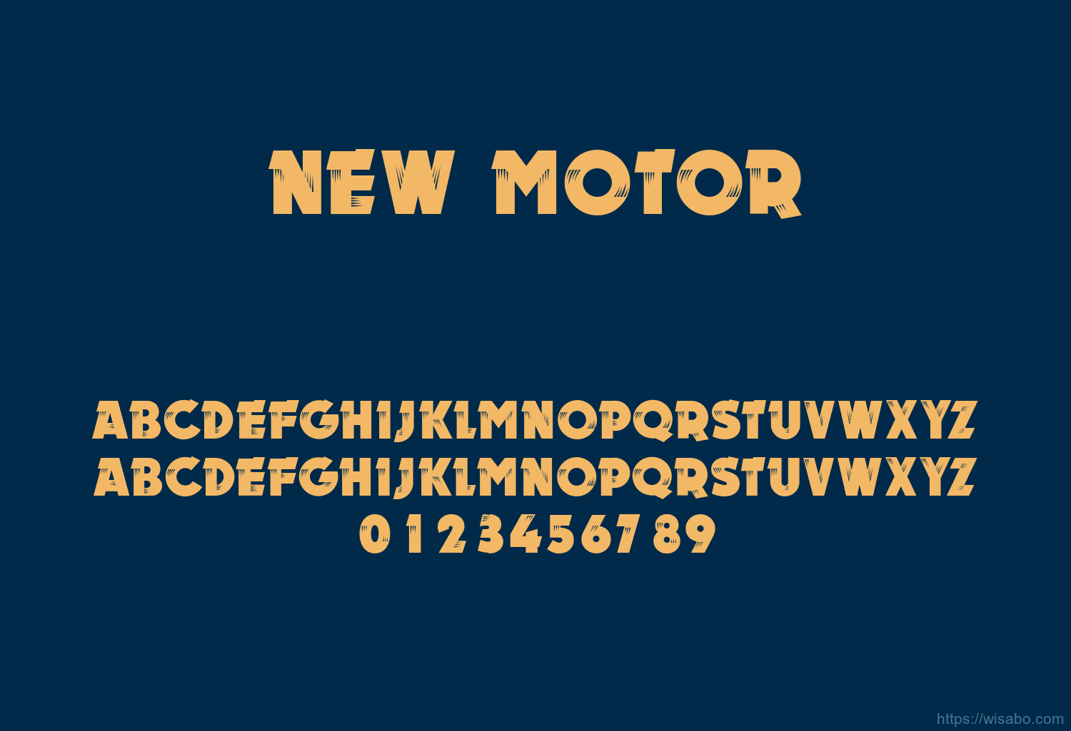 New Motor Font Free Download [ttf - otf] | Wisabo Fonts