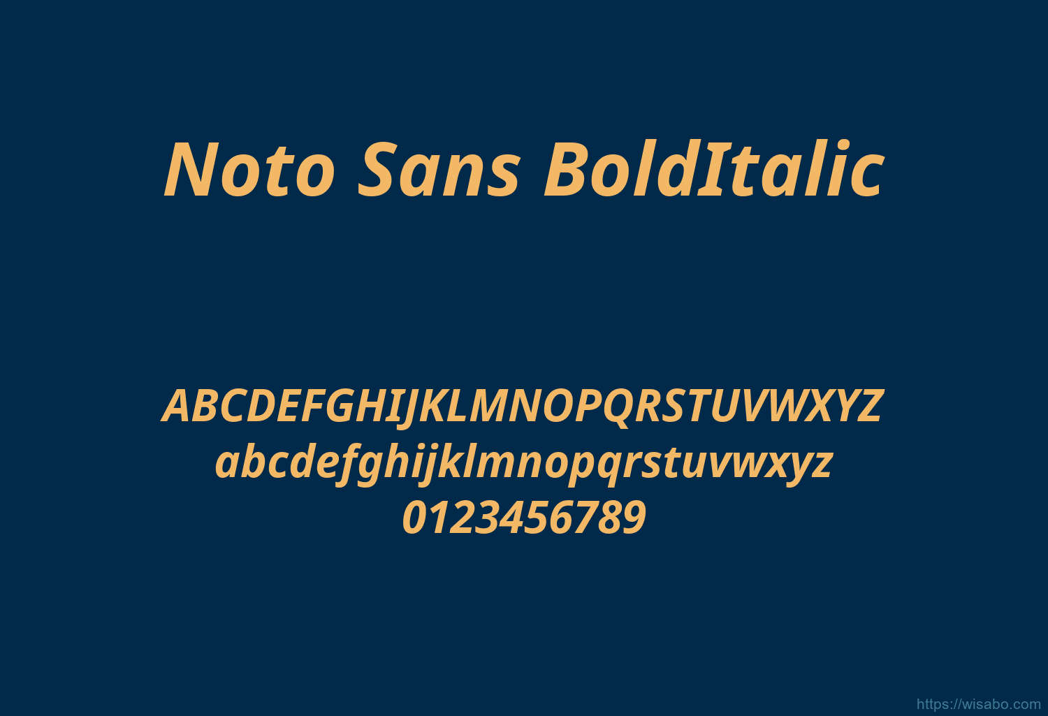 Noto Sans BoldItalic Font Free Download [ttf - otf] | Wisabo Fonts