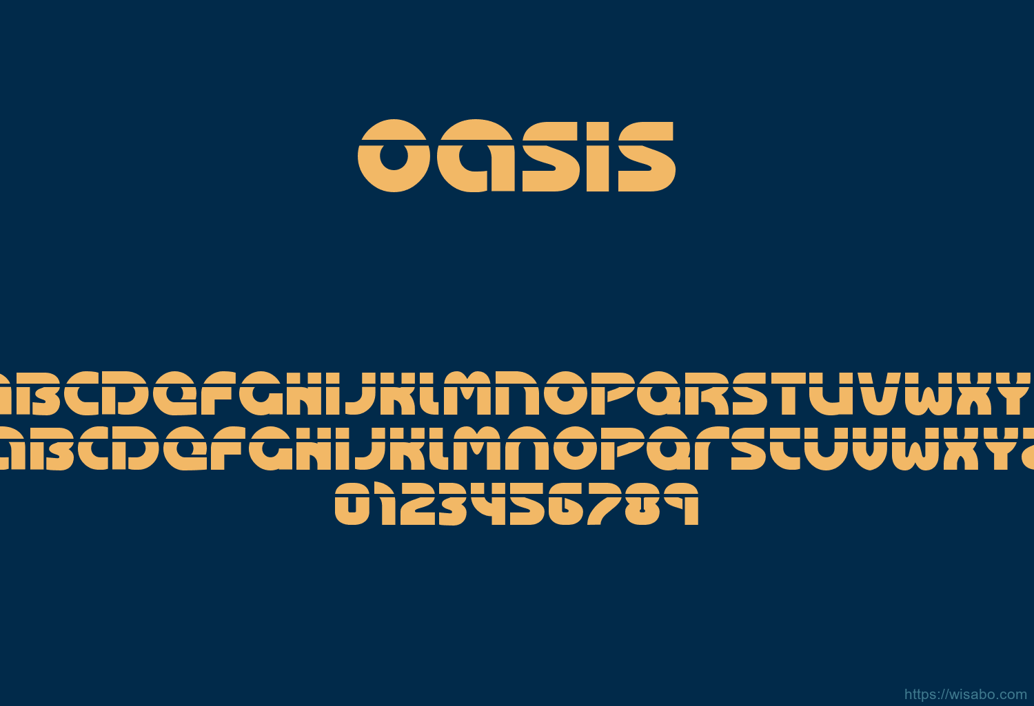 Oasis Font Free Download [ttf - otf] | Wisabo Fonts