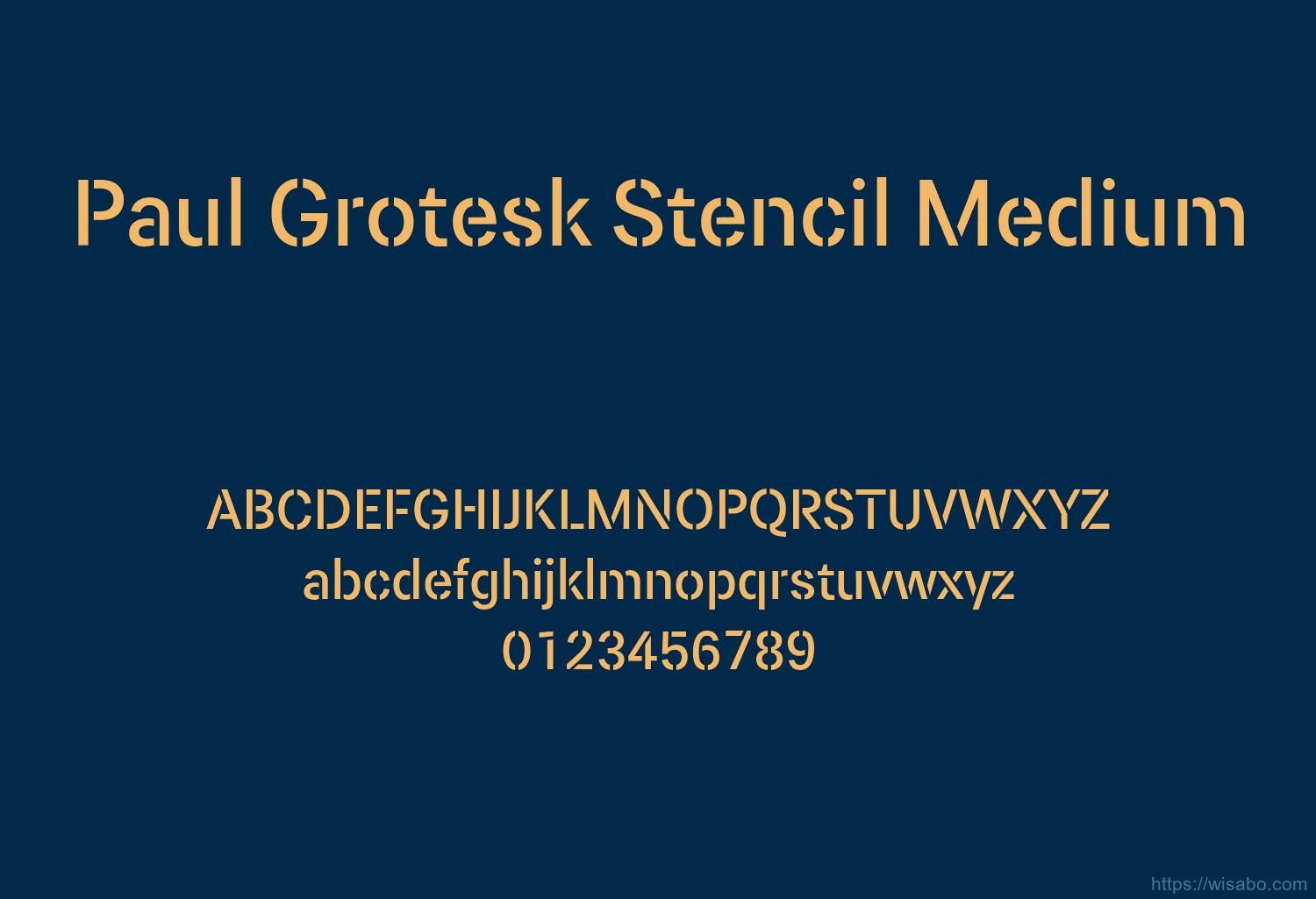 Paul Grotesk Stencil Medium Font Free Download [ttf - otf] | Wisabo Fonts