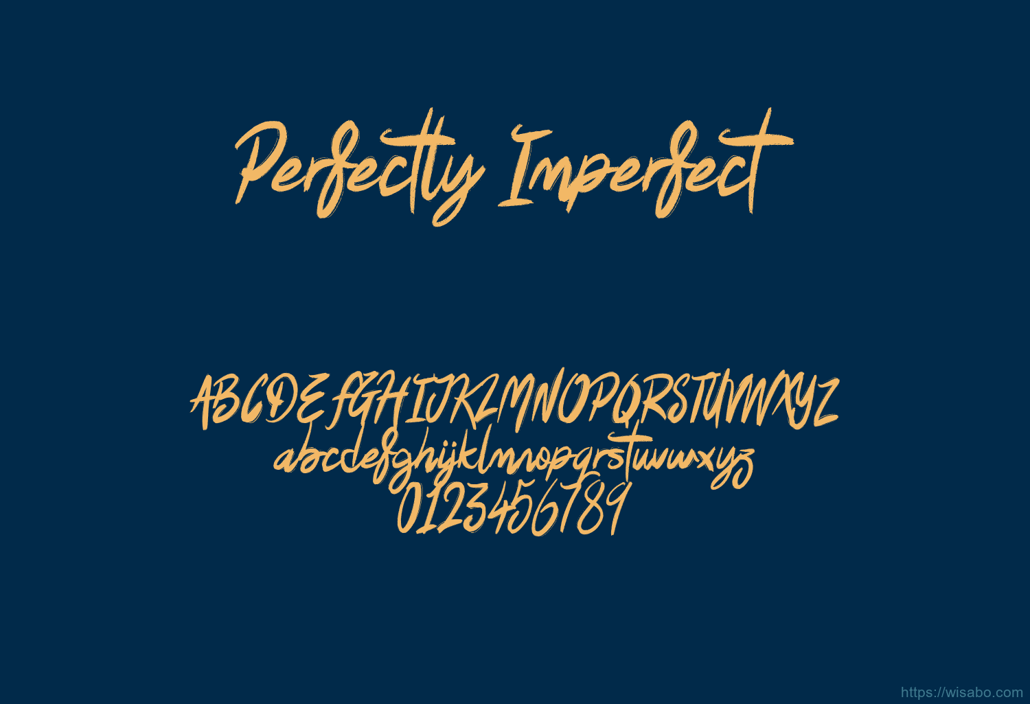 Perfectly Imperfect Font Free Download [ttf - otf] | Wisabo Fonts