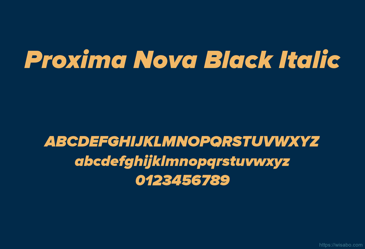 Proxima Nova Black Italic Font Free Download [ttf - otf] | Wisabo Fonts