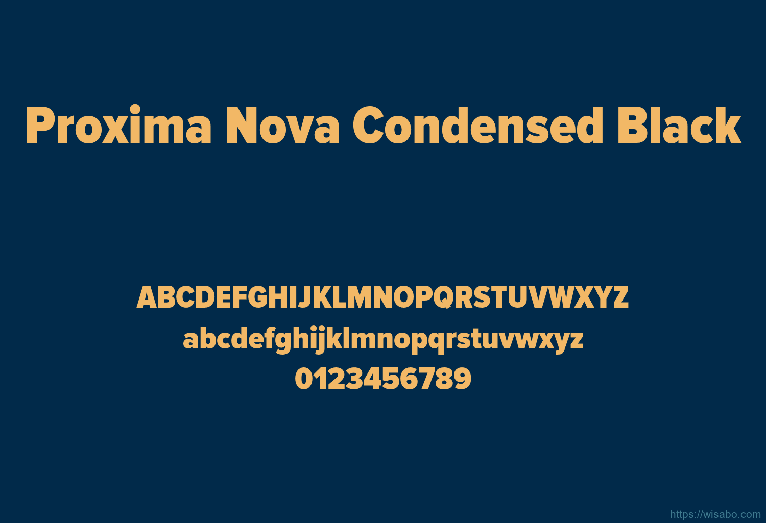 Proxima Nova Condensed Black Font Free Download [ttf - otf] | Wisabo Fonts