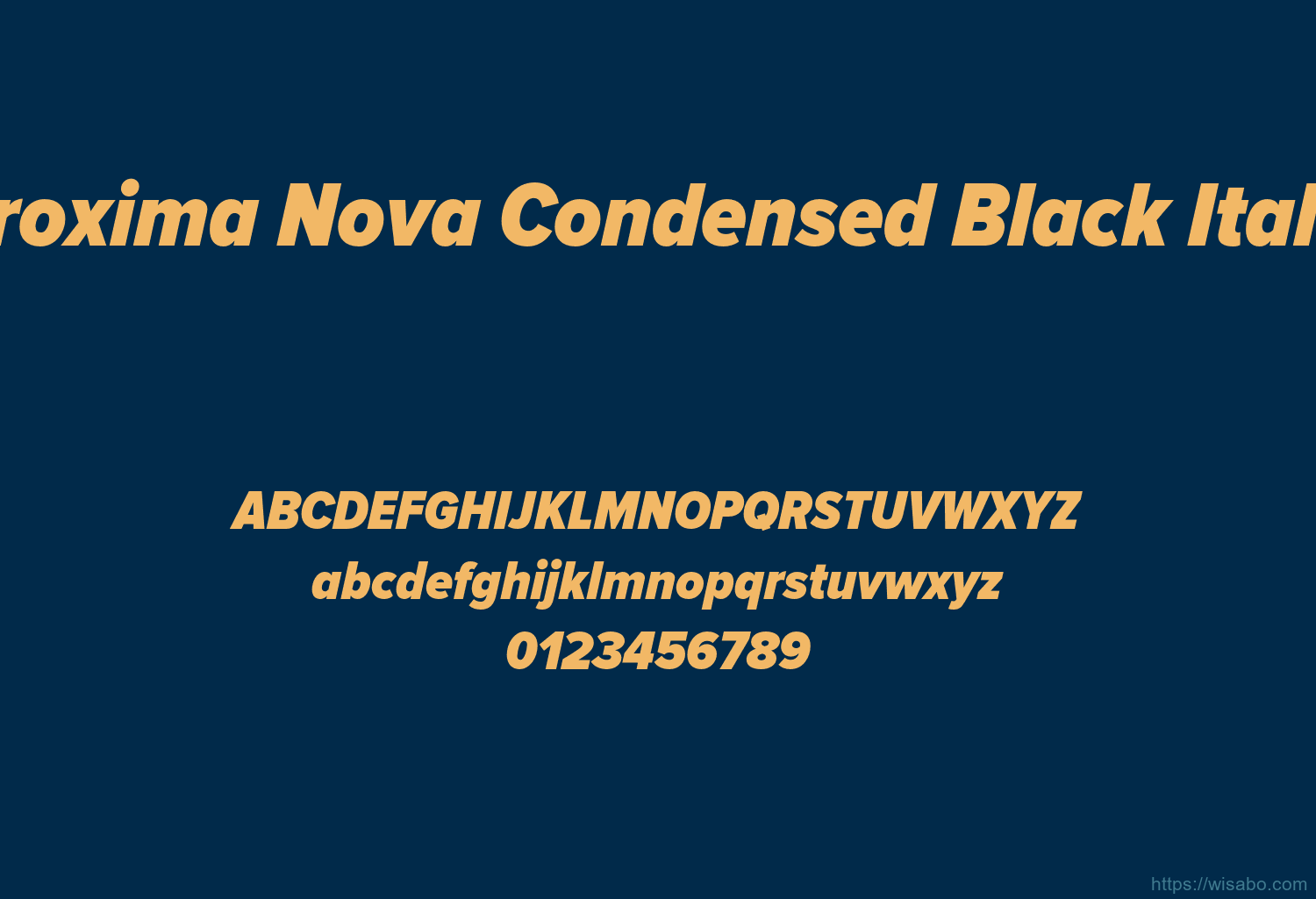 Proxima Nova Condensed Black Italic Font Free Download [ttf - otf ...