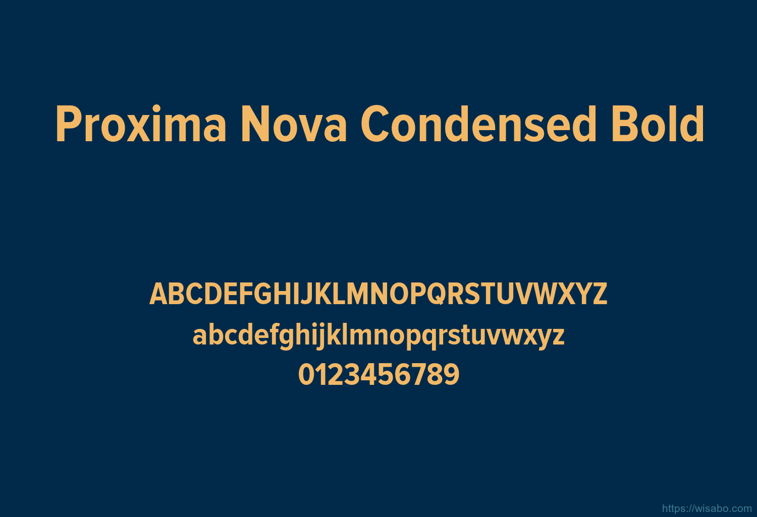 Proxima Nova Condensed Bold Font Free Download [ttf - otf] | Wisabo Fonts