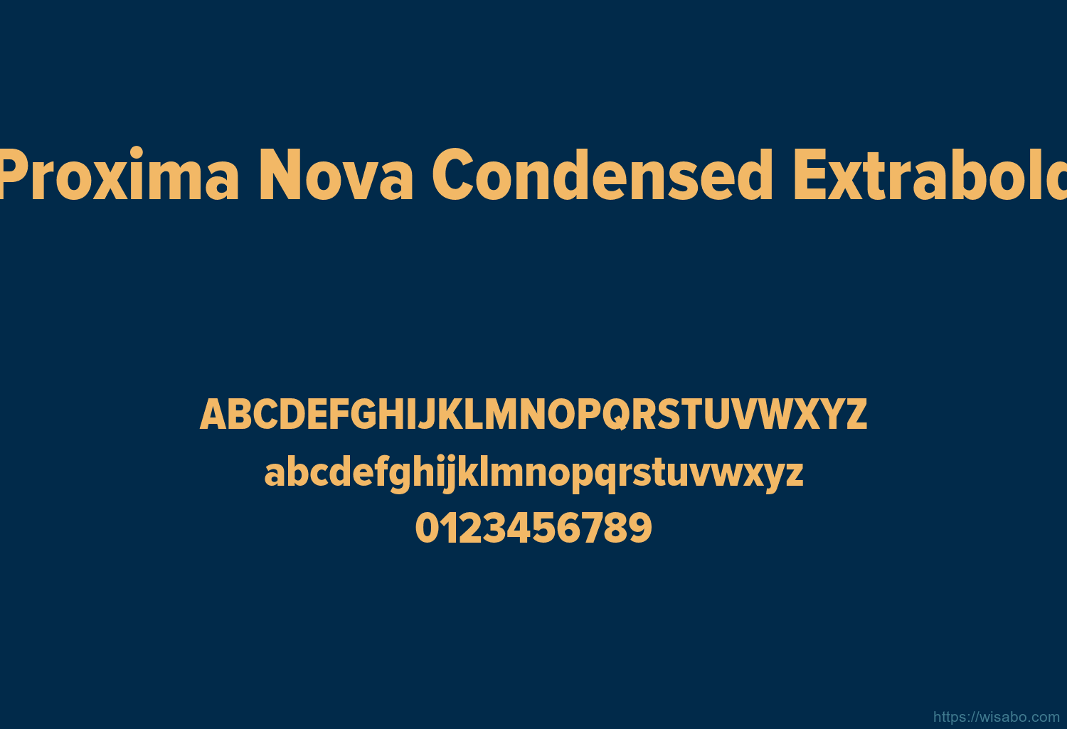 Proxima Nova Condensed Extrabold Font Free Download [ttf - otf ...