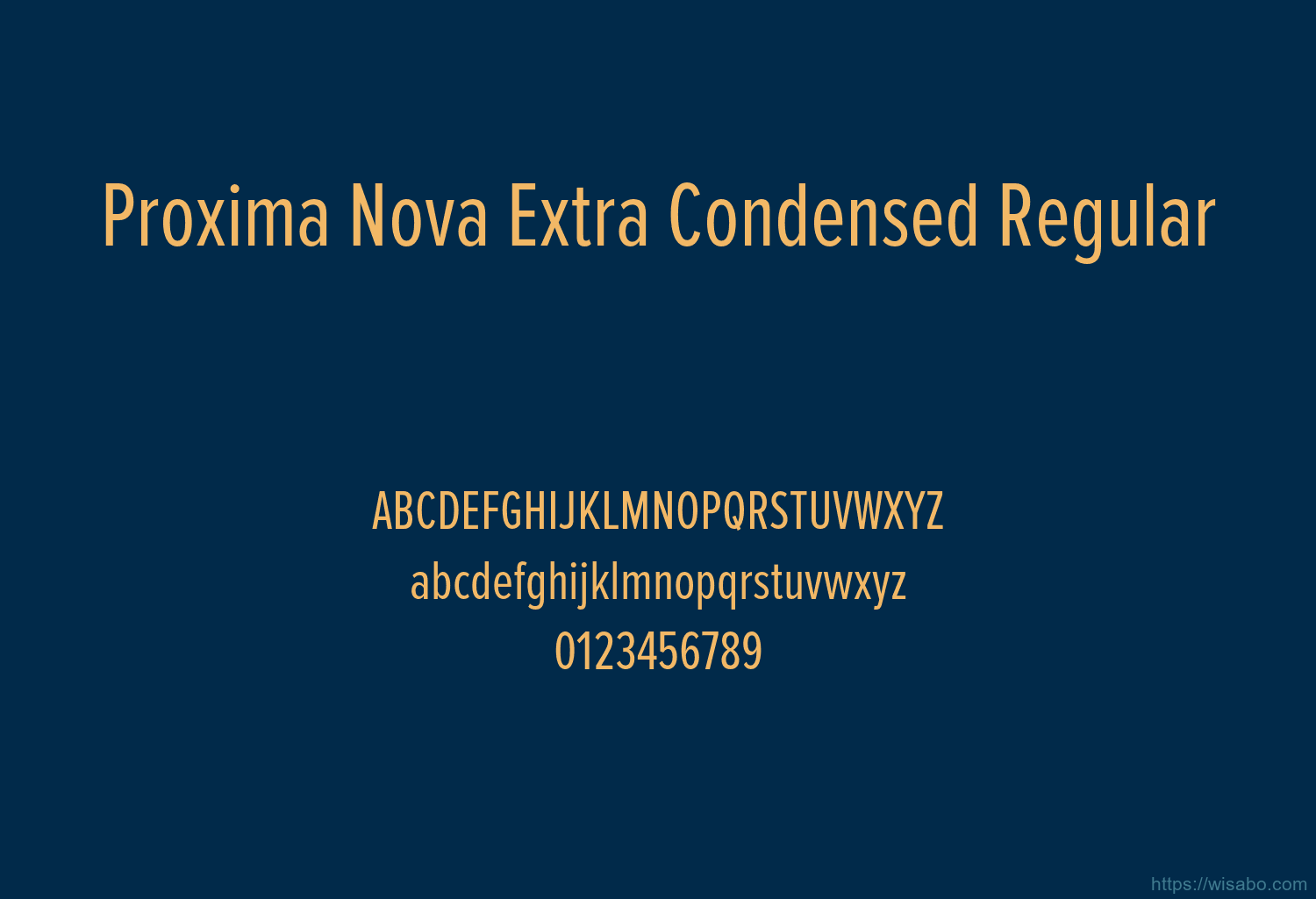 Proxima Nova Extra Condensed Regular Font Free Download [ttf - otf ...
